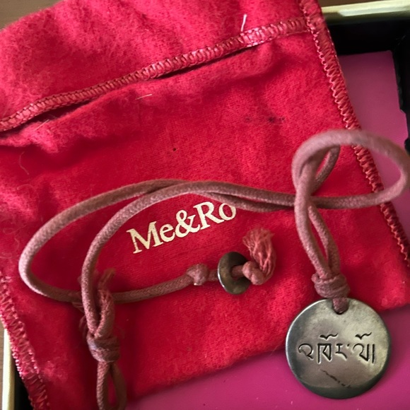 Me & Ro | Jewelry | Mero Sanskrit 5 Inch Red Cord Vintage 1 Inch ...